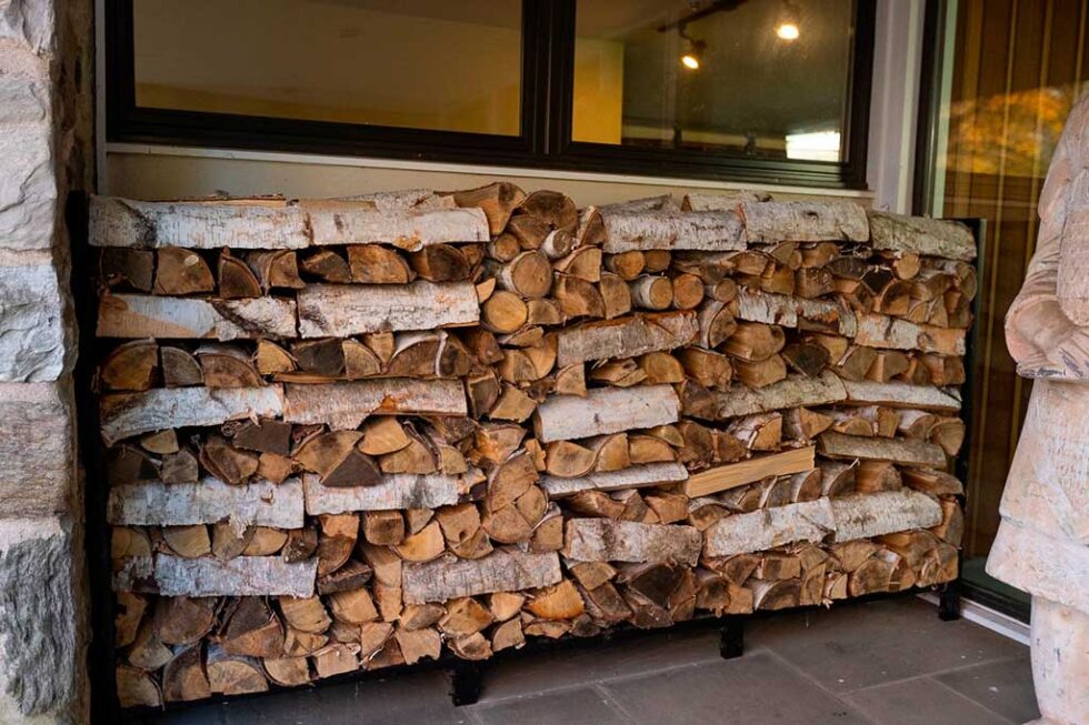 Firewood stacking service | Only Oak Firewood | Philadelphia area